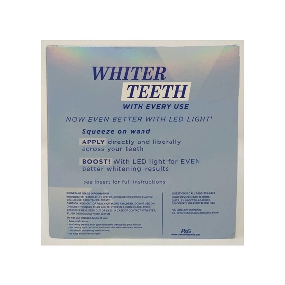 Crest | Other | Crest Whitening Emulsions With Led Accelerator Light ...